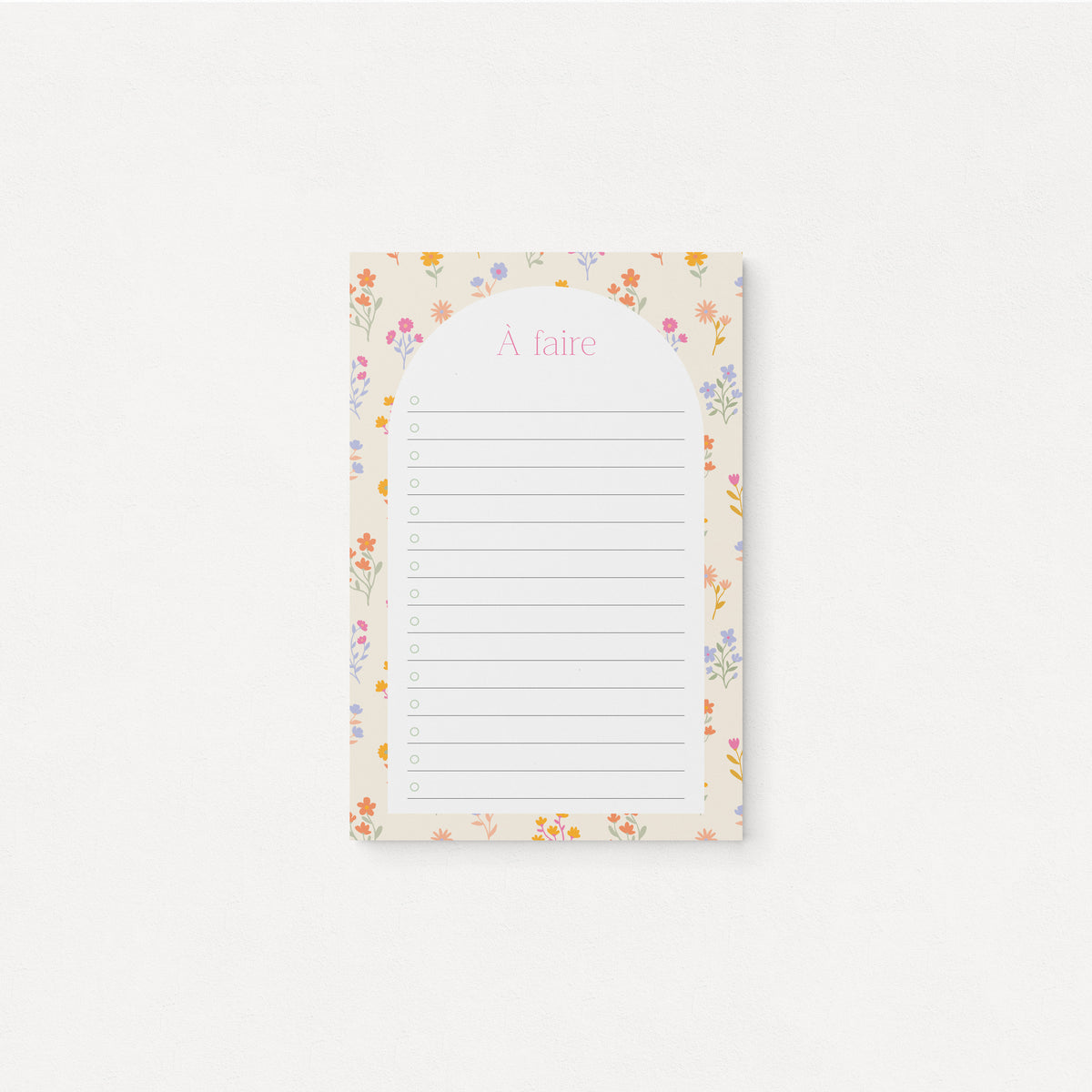 Bloc-notes | Motif Olivia | Le Petit Tableau Noir